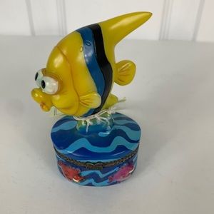 That’s Kooky | Art | Nwt Thats Kooky Rare Yellow Fish Trinket Box With ...